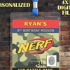Printable Nerf Battle Sign Nerf Decor Nerf Battle Signs Nerf Battle ...