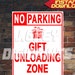 Printable No Parking Gift Unloading Zone Sign Monster Truck | Etsy