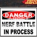 Printable Nerf Battle Sign Nerf Decor Nerf Battle Signs Nerf Battle ...