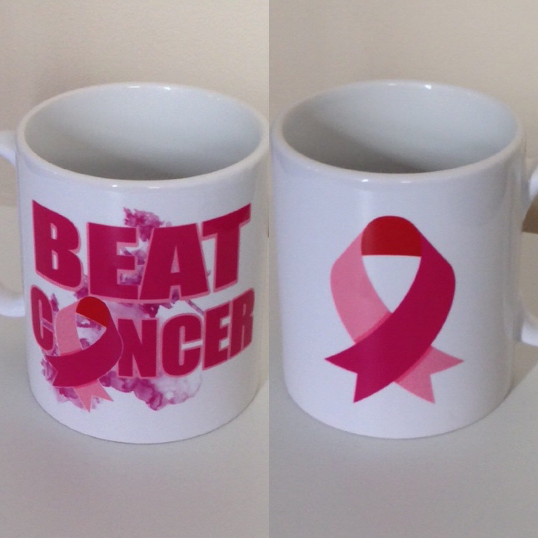 Cancer Awareness Mug - Beat Cancer - Etsy UK