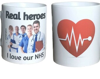 I Work for the NHS Mug - Etsy UK