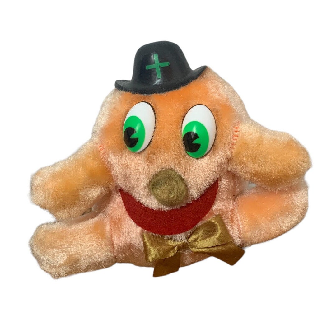 Vintage Smiley Face Plush Anthropomorphic Stuffed Animal W/ - Etsy