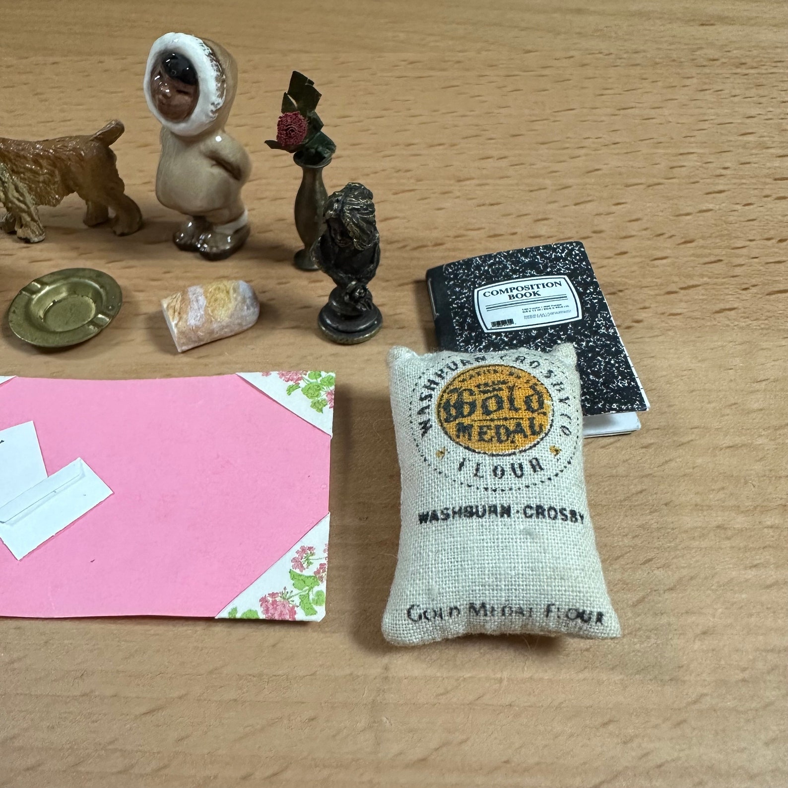 Vintage Dollhouse Miniatures Tiny Mini Items for Dolls Mixed Lot Fun ...