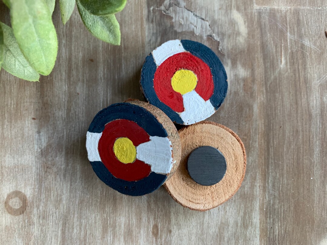 Colorado Magnets, Colorado Flag Wood Magnet, Denver Girls Trip Gifts ...