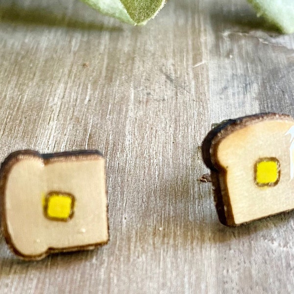 Toast Earrings - Etsy