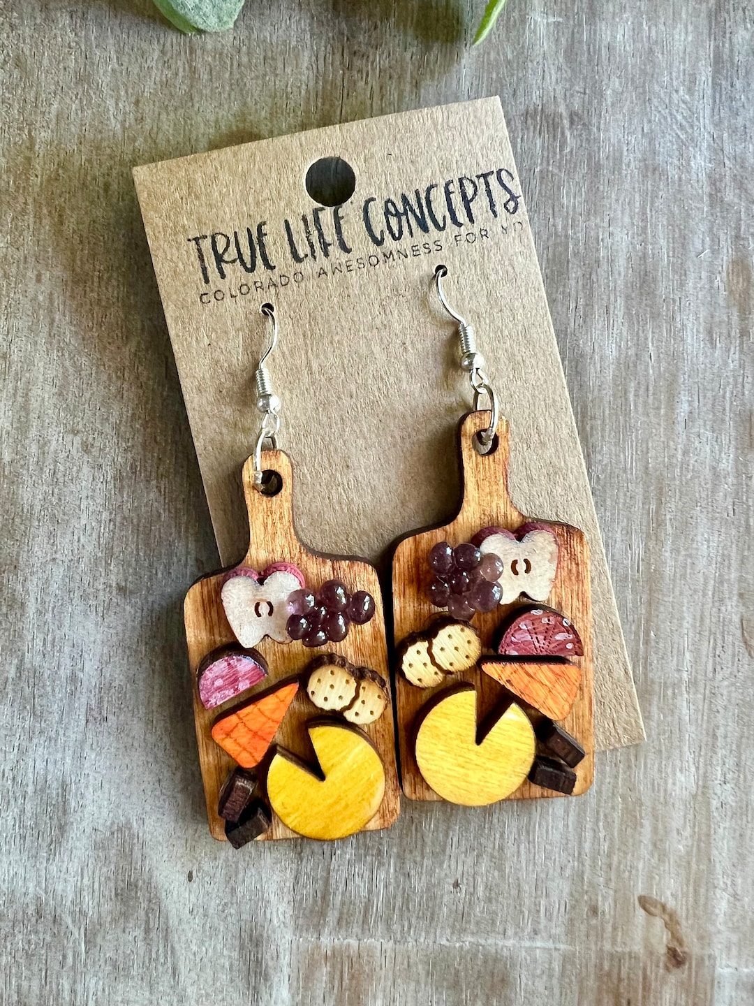 Charcuterie Board Earrings Dangle, Mini Food Earrings, Birthday Gift ...