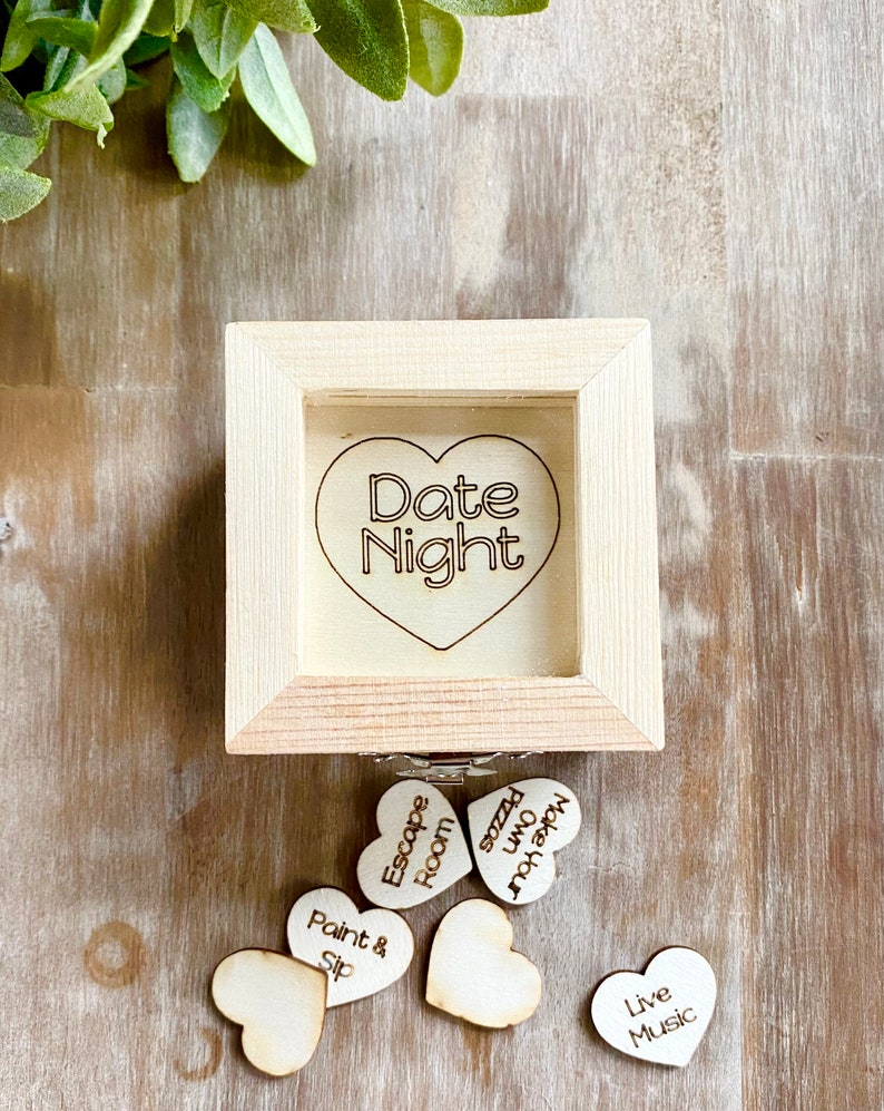 Tokens for Date Night Jar Date Idea Box for Couples Best - Etsy