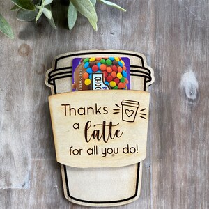 Gift Card Holder Gift for Her, Coffee Cup Teacher Appreciation Gift ...
