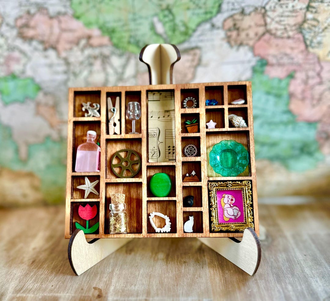Miniature Curio Cabinet, Mini Home Decor, Oddities and Curiosities ...