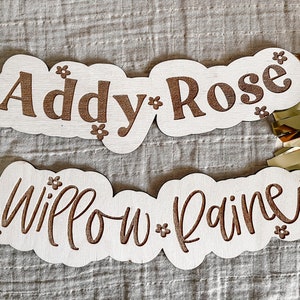 Groovy Name Sign | Newborn Name Announcement | Birth Announcement ...
