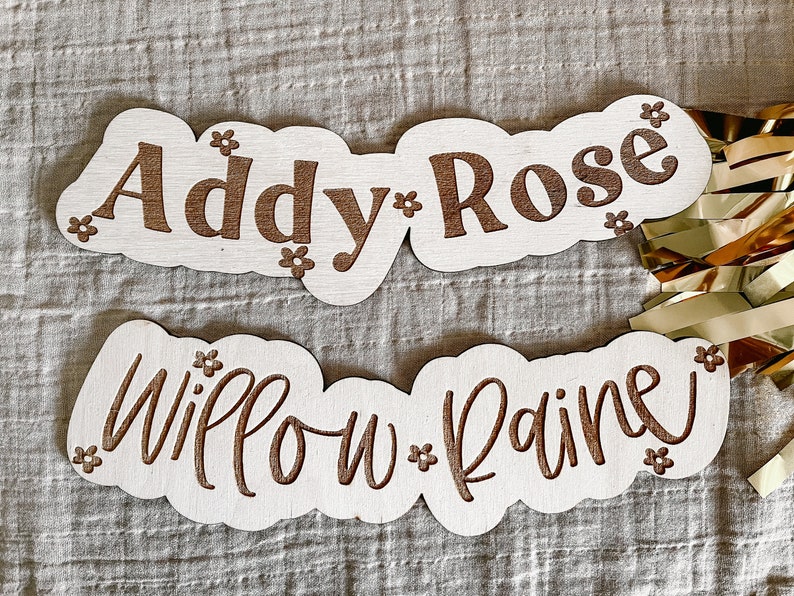 Groovy Name Sign | Newborn Name Announcement | Birth Announcement ...