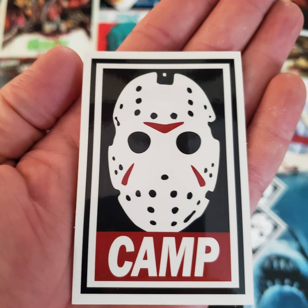CAMP Sticker 2.3 " X 3.5" (no.1 of 6 in Series of Stickgores) Jason ...