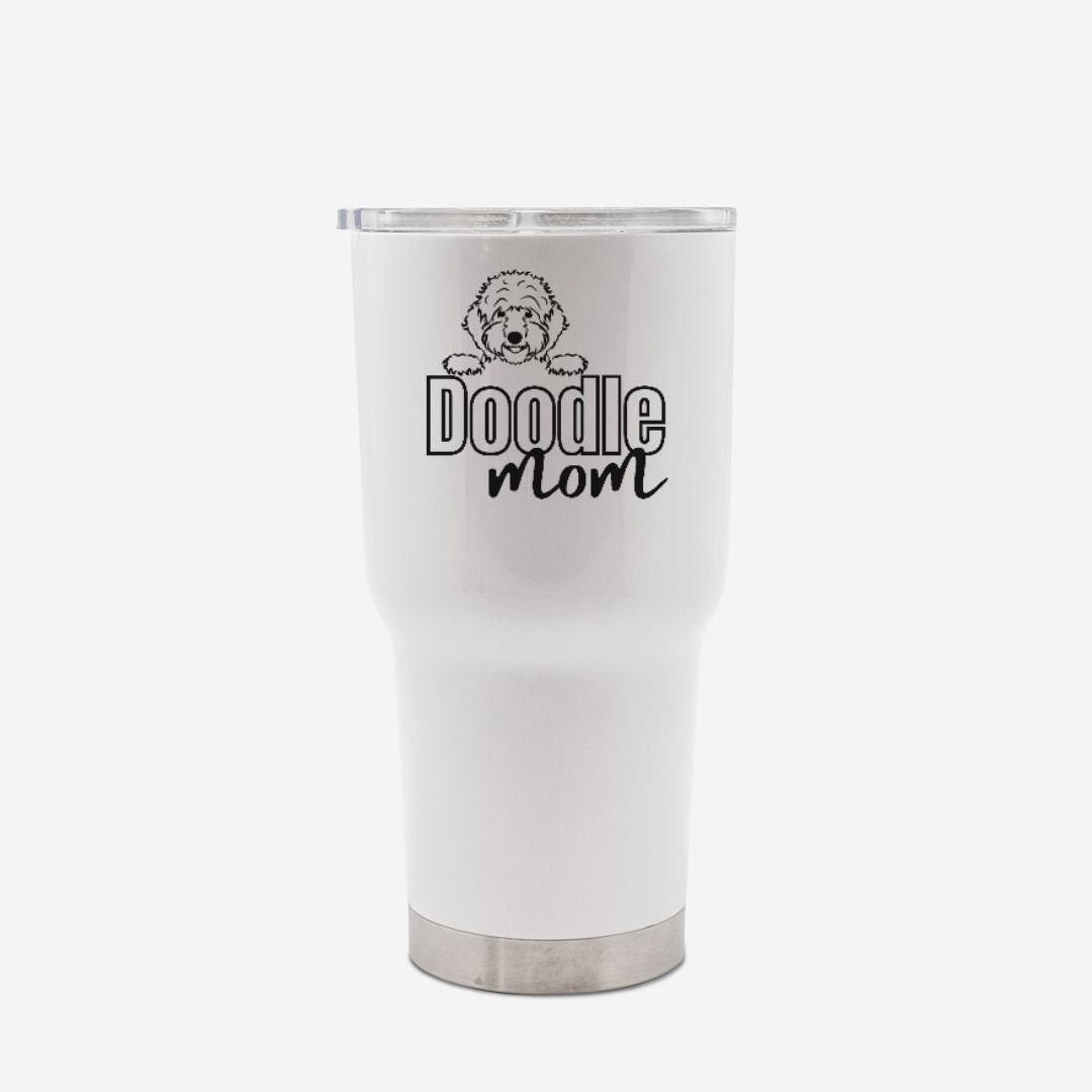 Dog Mom Tumbler 30oz, Doodle Mom Tumbler, Doodle Mom Gift, Dog Mom Cup ...