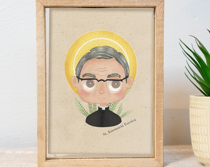 Saint Josemaria Escriva Portrait Print Poster - Etsy Saint Josemaria Escriva Portrait Print Poster - Etsy