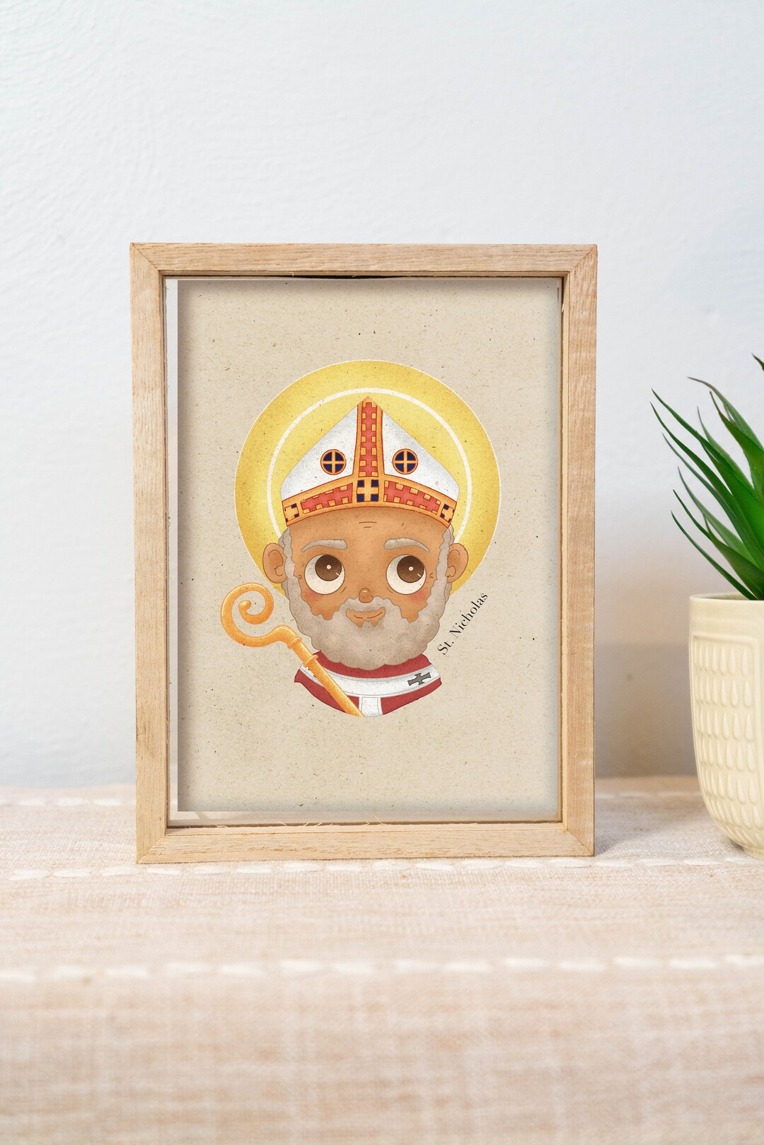 Saint Nicholas of Myra Nursery Print (digital Download) - Etsy