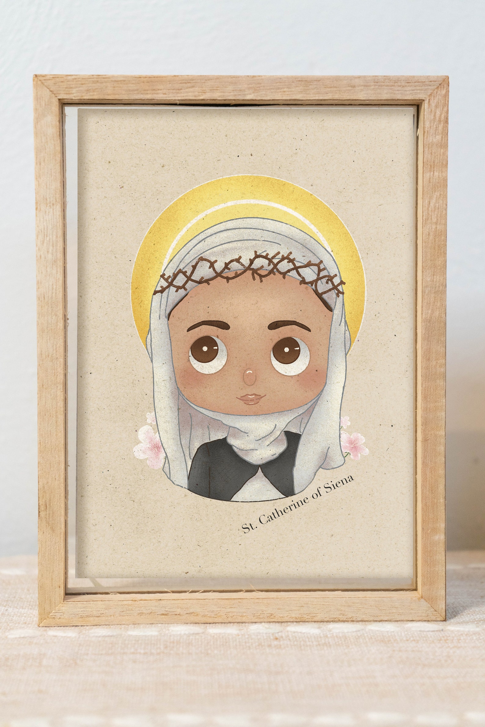 Saint Catherine of Siena Nursery Print (digital Download) - Etsy