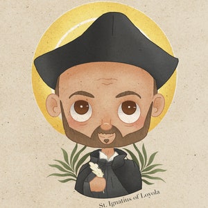 Saint Ignatius of Loyola Nursery Print (digital Download) - Etsy