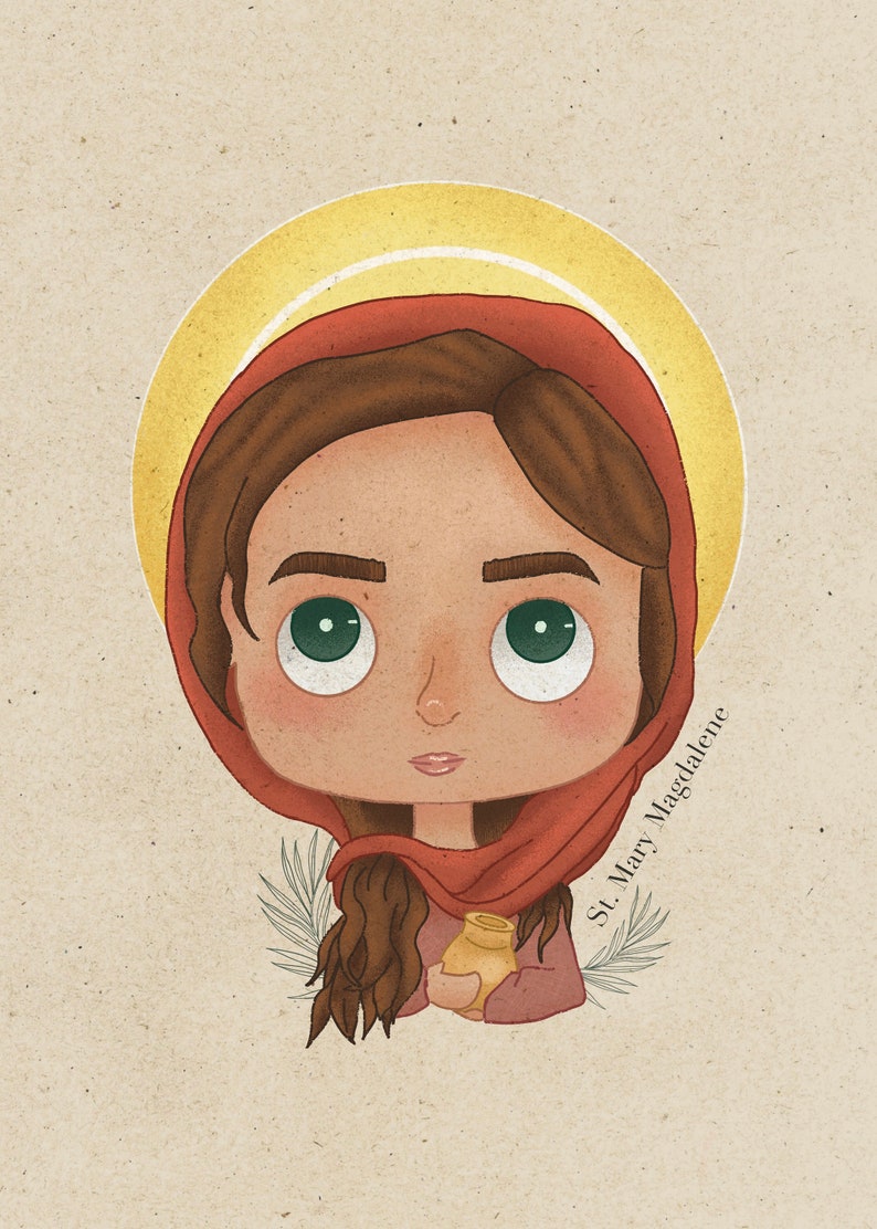 Saint Mary Magdalene Nursery Print (digital Download) - Etsy