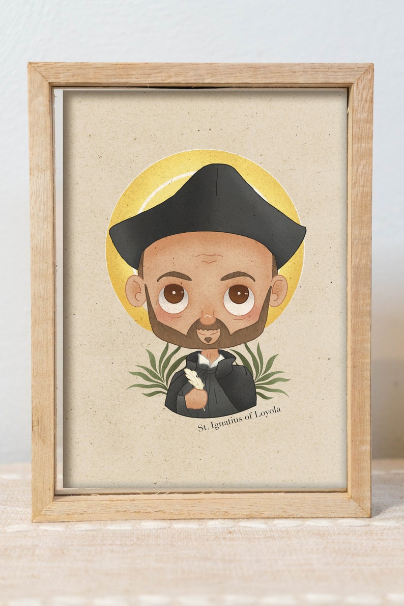 Saint Ignatius of Loyola Nursery Print (digital Download) - Etsy