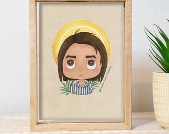 Blessed Chiara Luce Badano Coloring Pages - Etsy