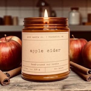 Fall Candle Sampler | Set of 4 Mini Autumn Soy Candles - Etsy