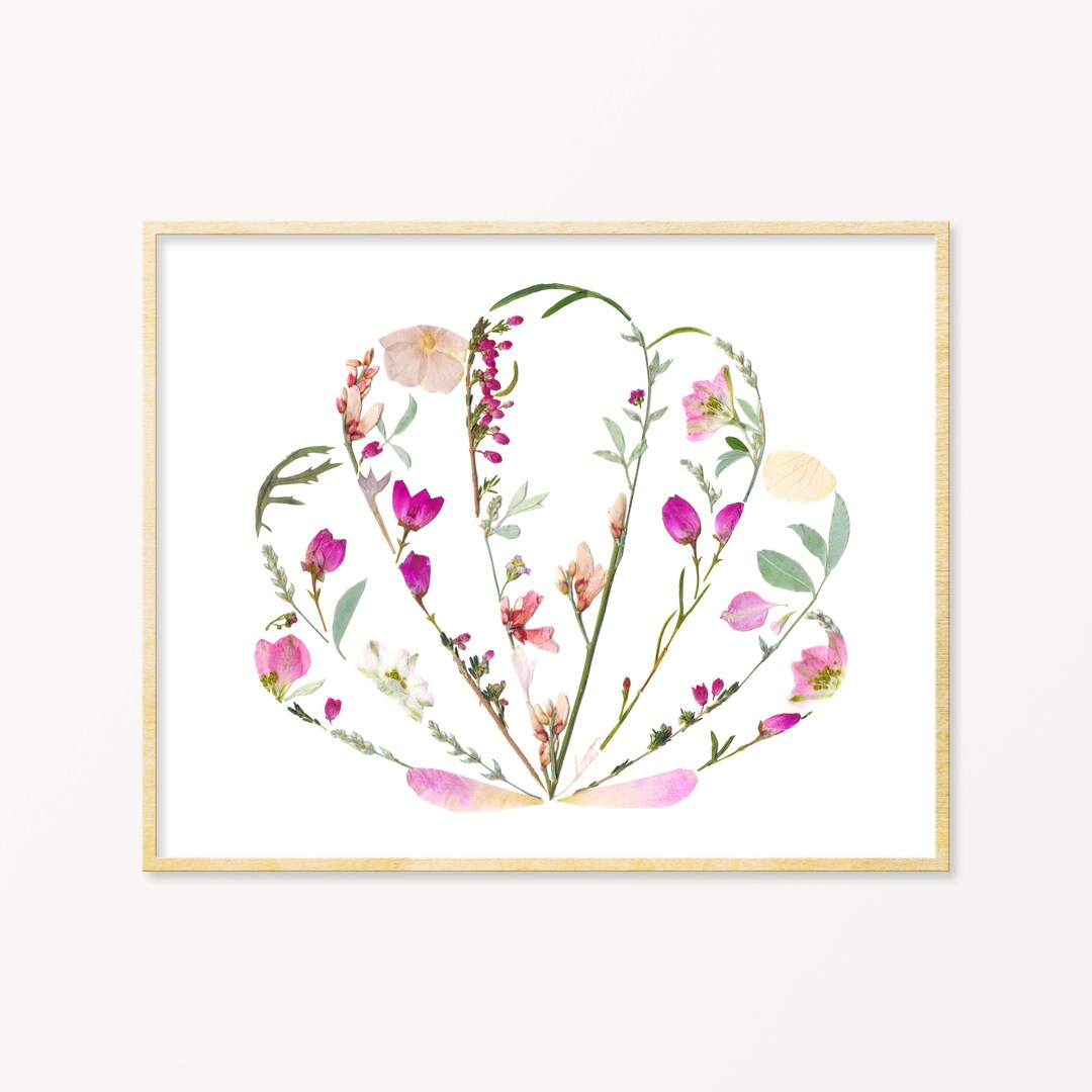 Seashell Flowers | Seashell Wall Art | Beach Themed Decor | Ocean ...