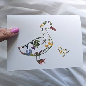 Farm Animal Blank Note Cards, Horse Card, Pig Card, Chicken Card, Duck ...