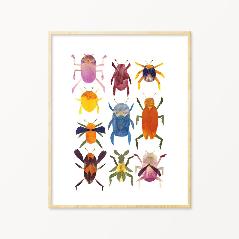 Bug Art Print - Etsy