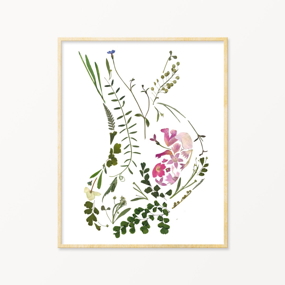 Pregnancy Art, Midwife Gift, Pregnancy Gift, Doula Gift, Pressed Flower ...