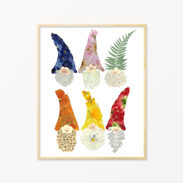 Yellow Gnome Wall Art - Etsy