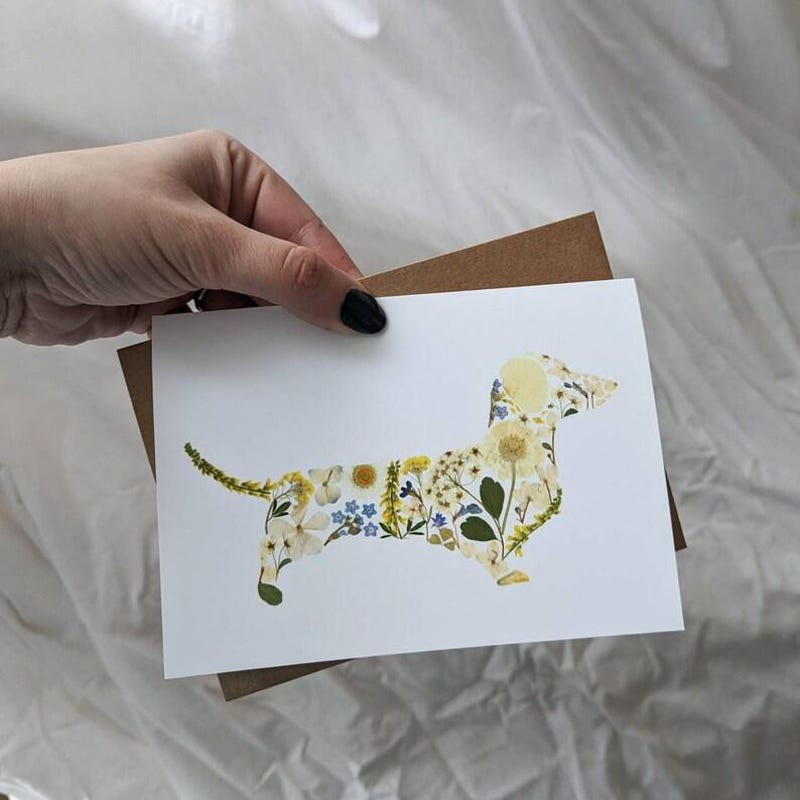 Dachshund Card - Etsy