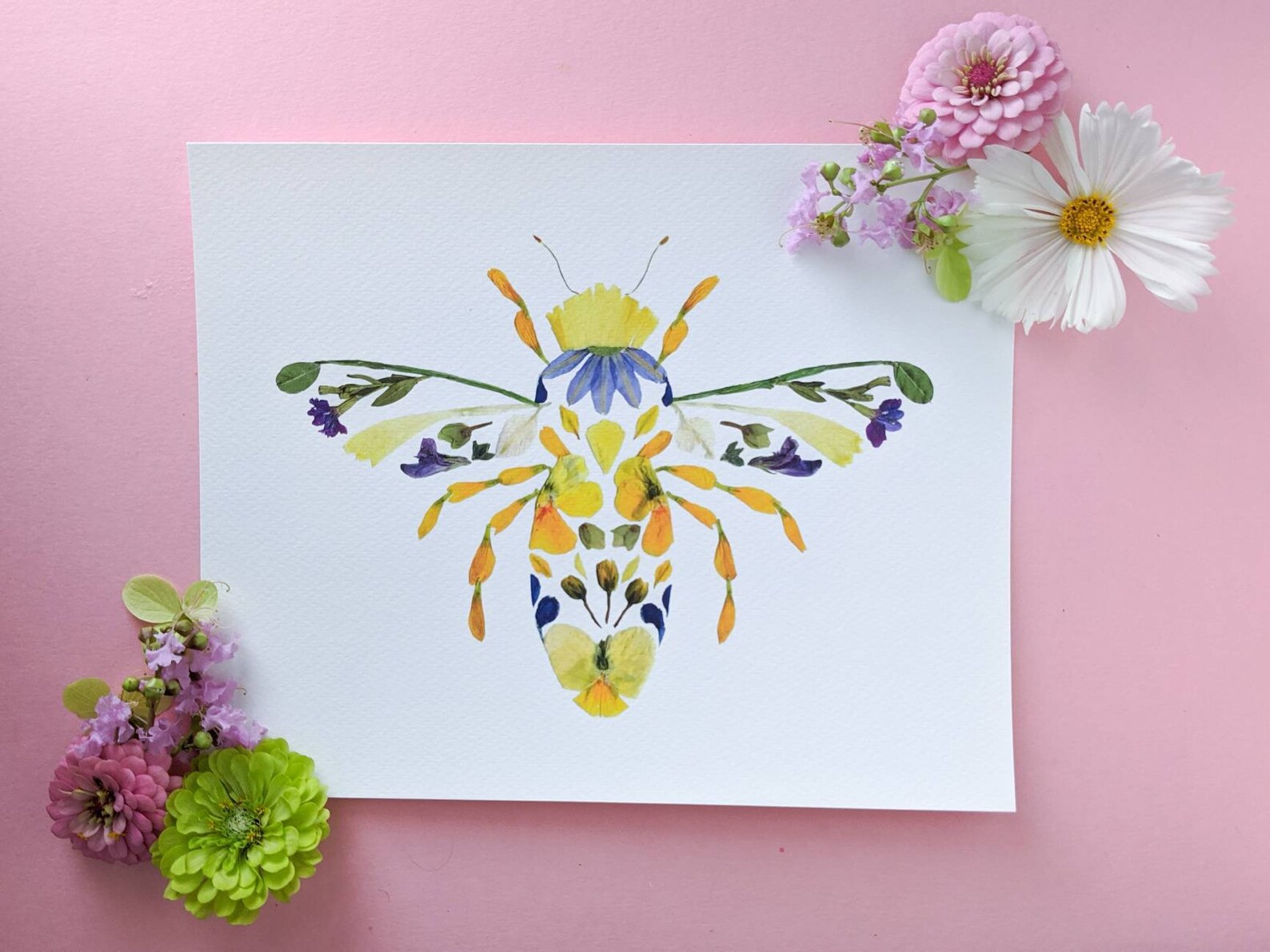 Bee Art Print | Save the Bees | Bee Themed Gift | Queen Bee Art | Honey ...