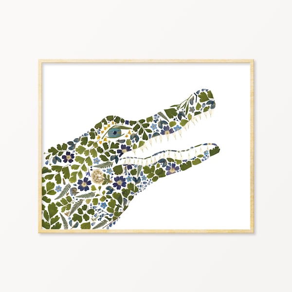 Alligator Wall Decor - Etsy