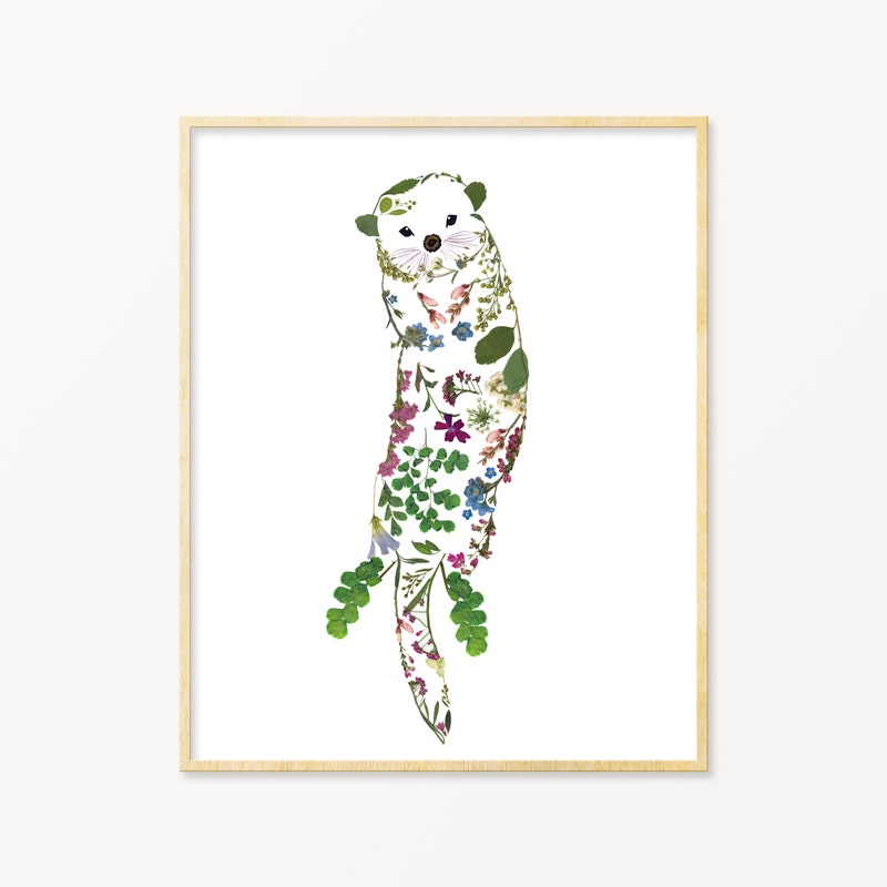 Otter Print - Etsy