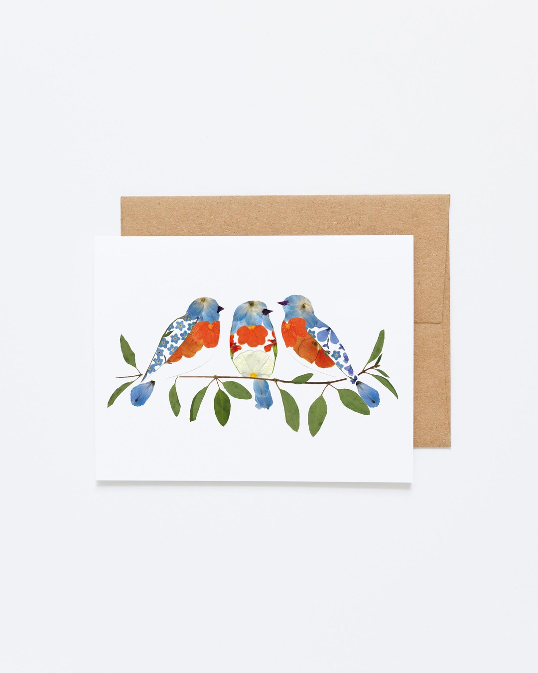 Blue Bird Card, Blue Bird of Happiness Art, Eastern Blue Bird Gift ...