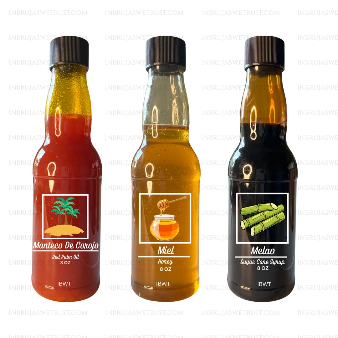 Melao Manteca De Corojo Y Miel Combo Molasses Red Palm Oil - Etsy