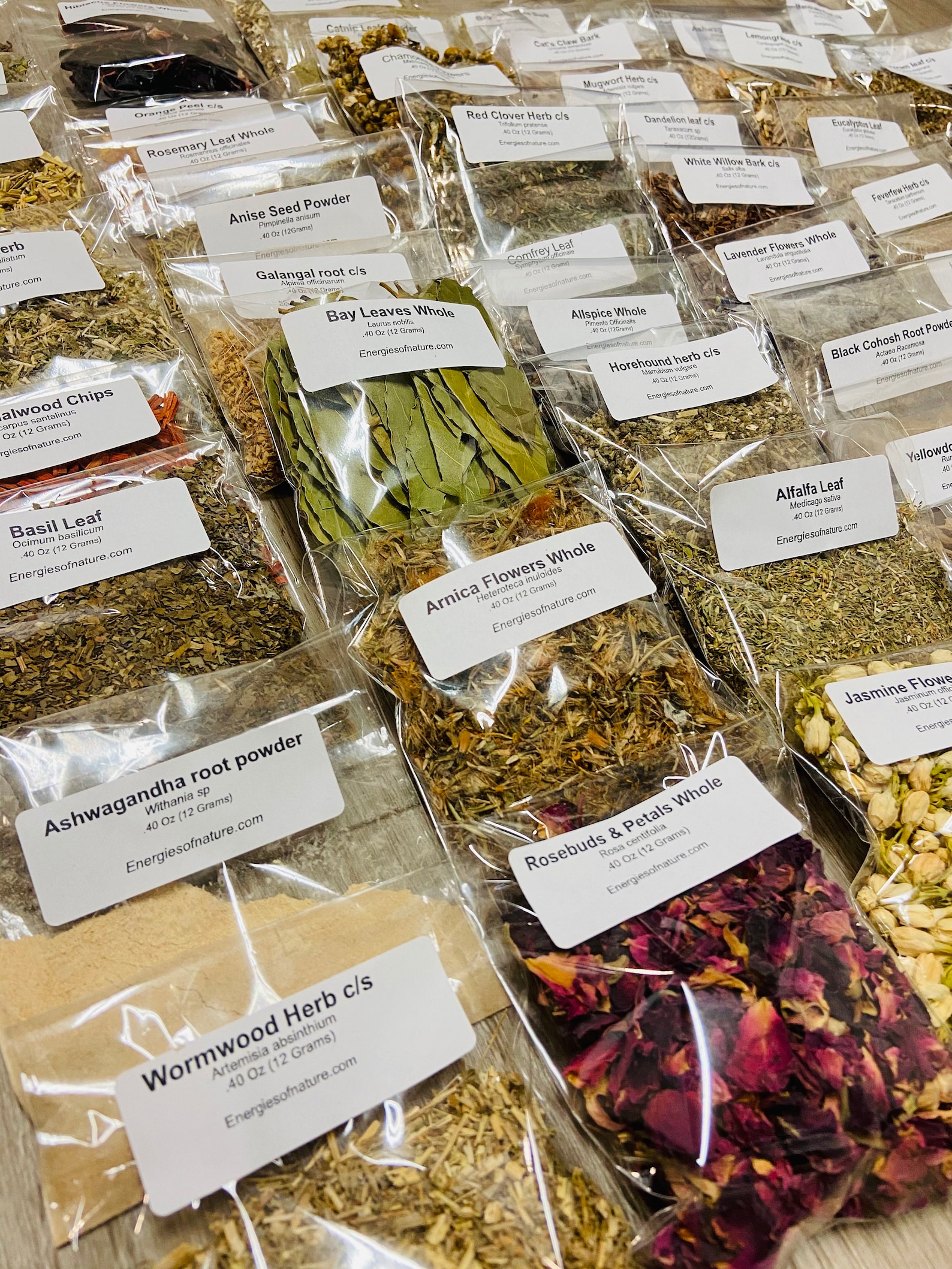 Herbs Apothecary Kit With 60 Wild Harvested Herbs And Powders Etsy