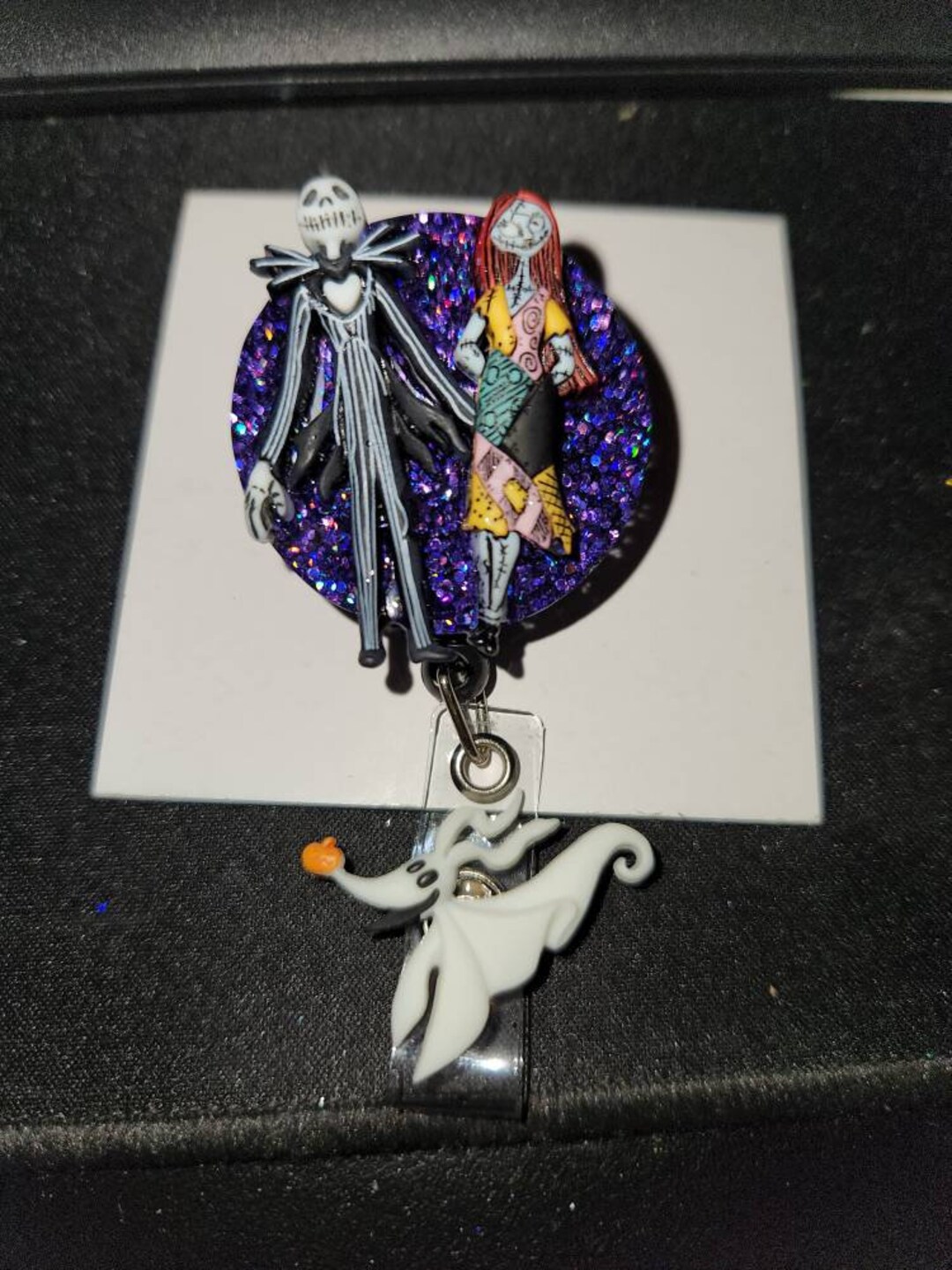 Jack Skellington, Sally, and Zero Nightmare Before Christmas Badge Reel ...