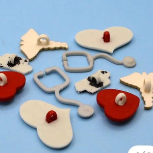Say Ahh Medical Nurse Doctor Button / Embellishments - Etsy