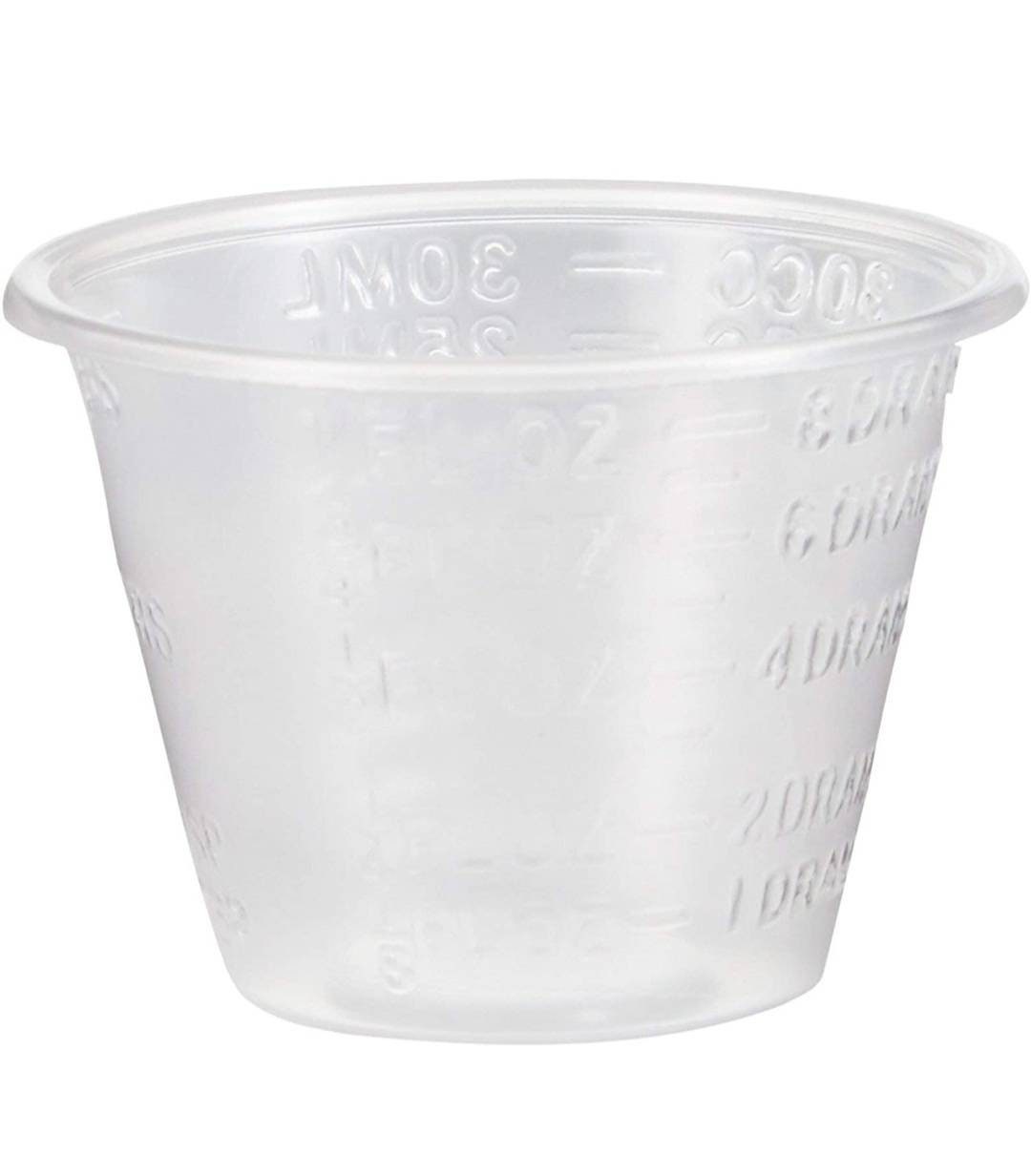 Medi-pak Medicine Cups With Lip 1 Oz Clear Graduated Non-sterile ...