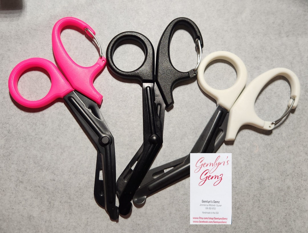 Caribiner Non-glittered Medical Trauma Shears 7.5 Inches Length ...