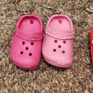 SEVEN Total Mini Croc Shoe Keychains OR One Single. - Etsy
