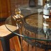 Standard Whiskey Barrel Pub Table, Counter Height Solid Wood Top ...