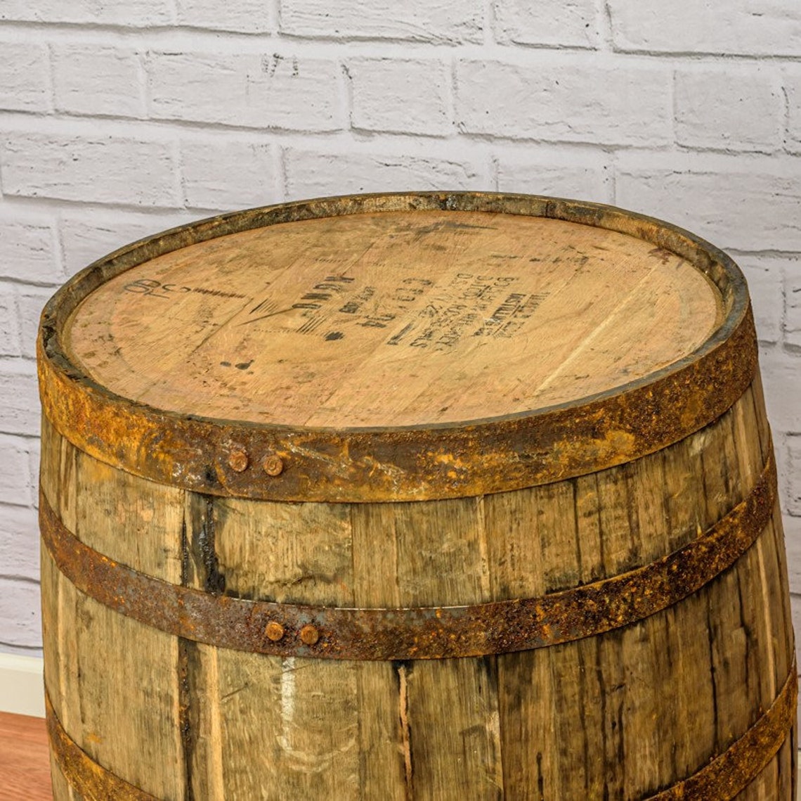 Authentic Used Kentucky Bourbon Whiskey Barrels Rustic Home | Etsy