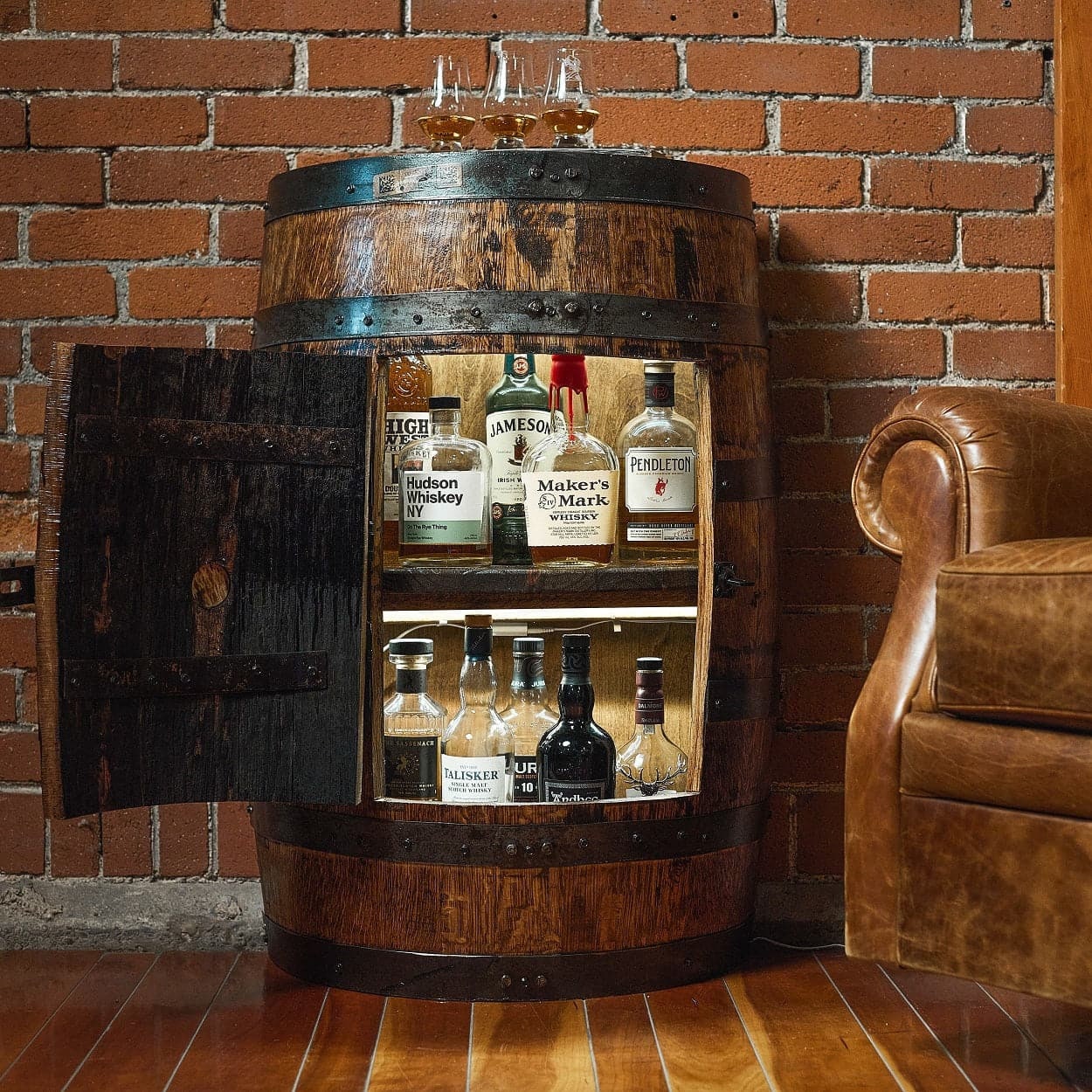 NEW Deluxe Half-barrel Cabinet - Etsy