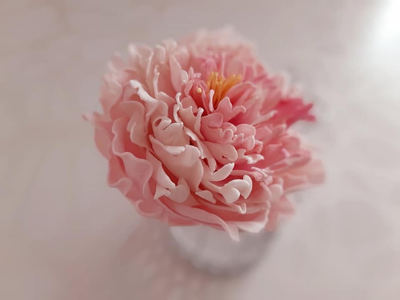 Peony Hair Clip, Blush Wedding, Pink Flower Hair Clip, Bridal Hairpiece ...