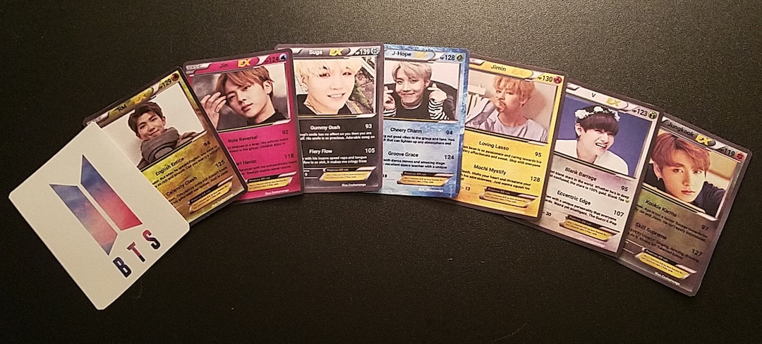 BTS Pokémon Cards - Etsy