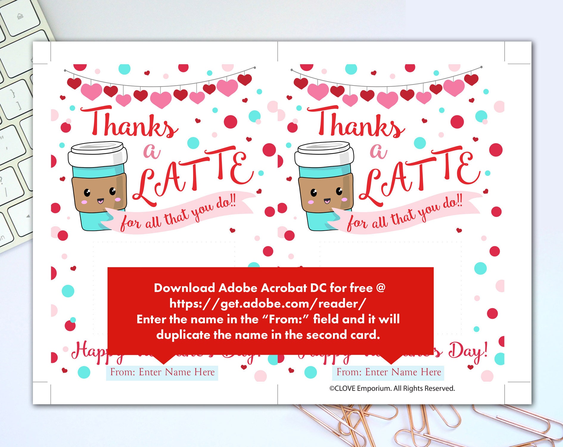 Valentine's Gift Card Holder INSTANT EDITABLE DOWNLOAD - Etsy