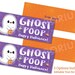Ghost Poop Bag Topper INSTANT EDITABLE DOWNLOAD Halloween - Etsy