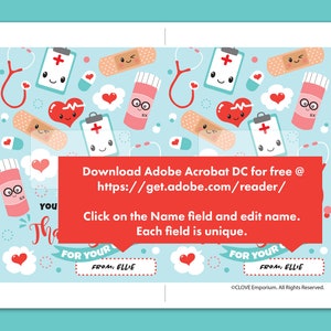 Healthcare Workers Gift Card Holder, DIGITAL EDITABLE DOWNLOAD, First ...